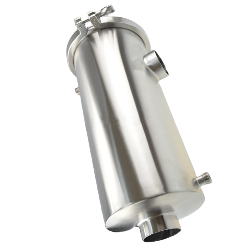 Food Grade Stainless Steel SUS304/316L Sanitary Filter With Heat Jacket ...