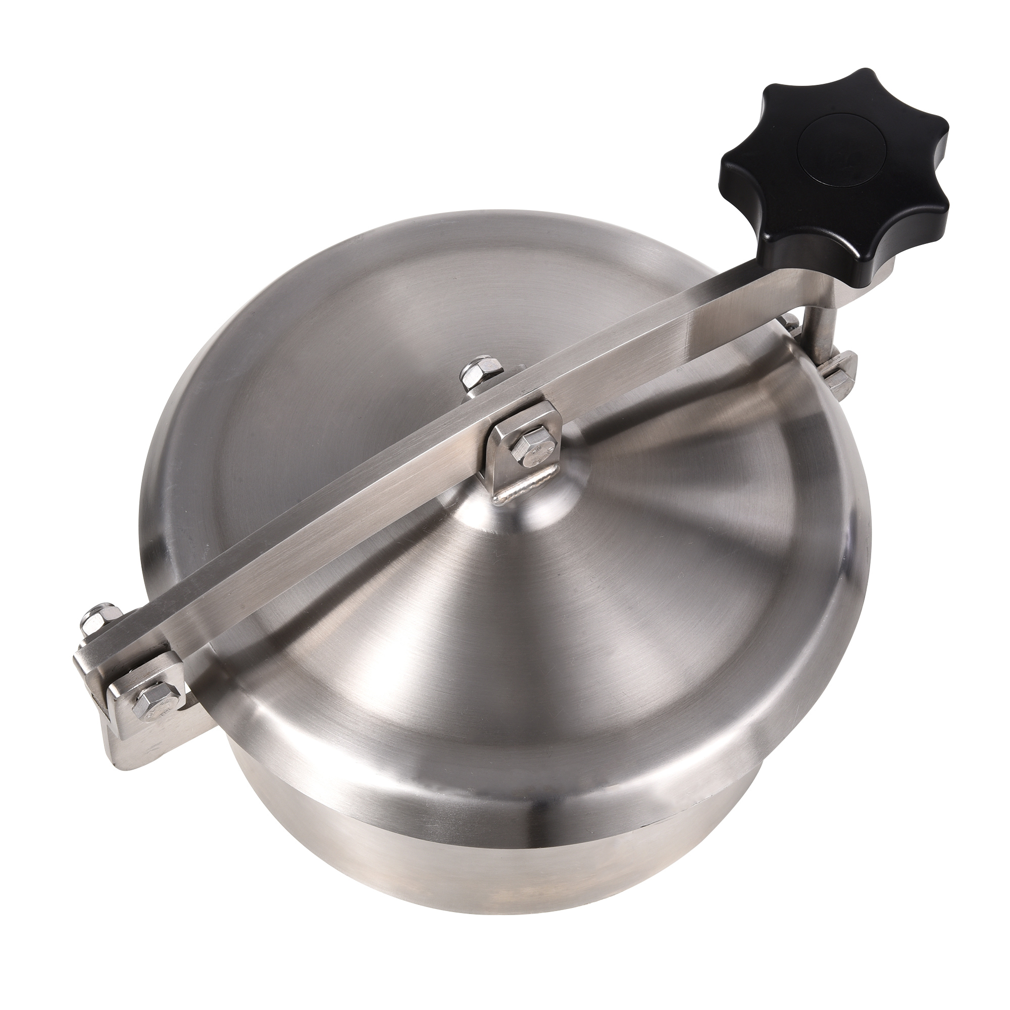 Food Grade Stainless Steel SS304 SS316L Round Manhole Cover Tank Manway ...