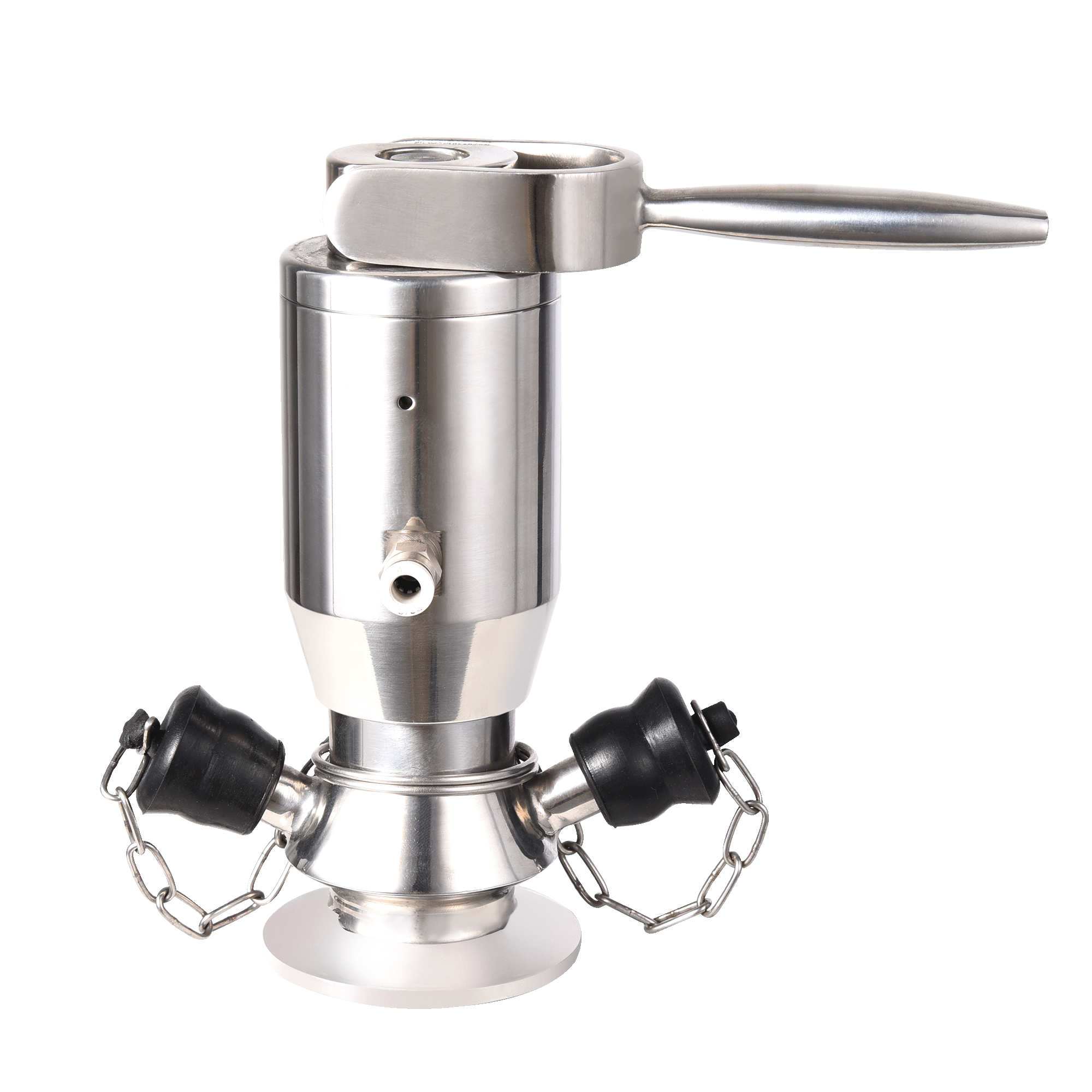 Sanitary Stainless Steel Hand / Gas Integrated Sterile Sampling Valve ...