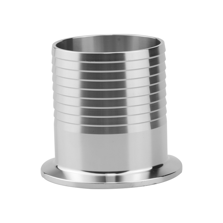 Food Processing Fittings Pipe 304 Stainless Steel Beverage Clamp Tube ...